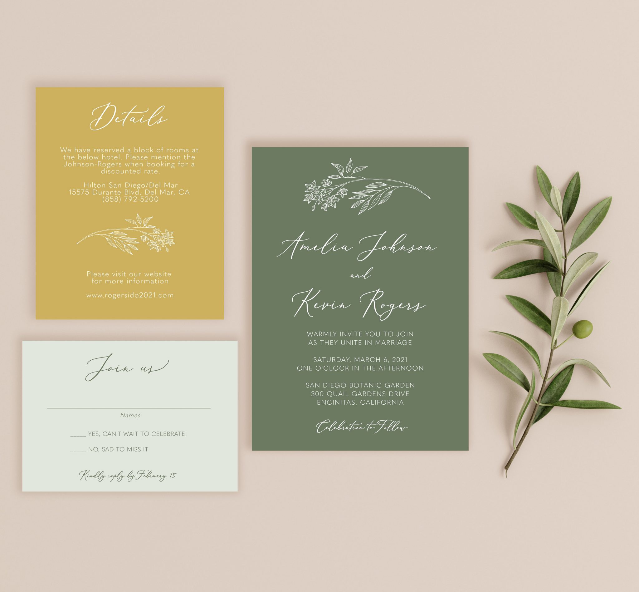 Fall Wedding Invitations Inspiration - someday paper co