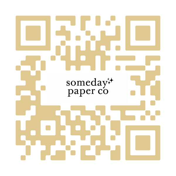 How to Use a QR Code for Wedding Invitations - someday paper co